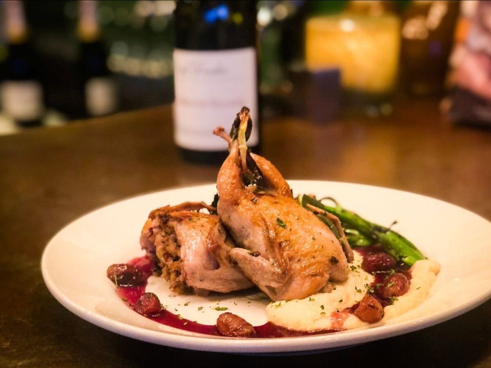 Feast Weekend Special - Quail and Mulled Wine - Feast Bistro